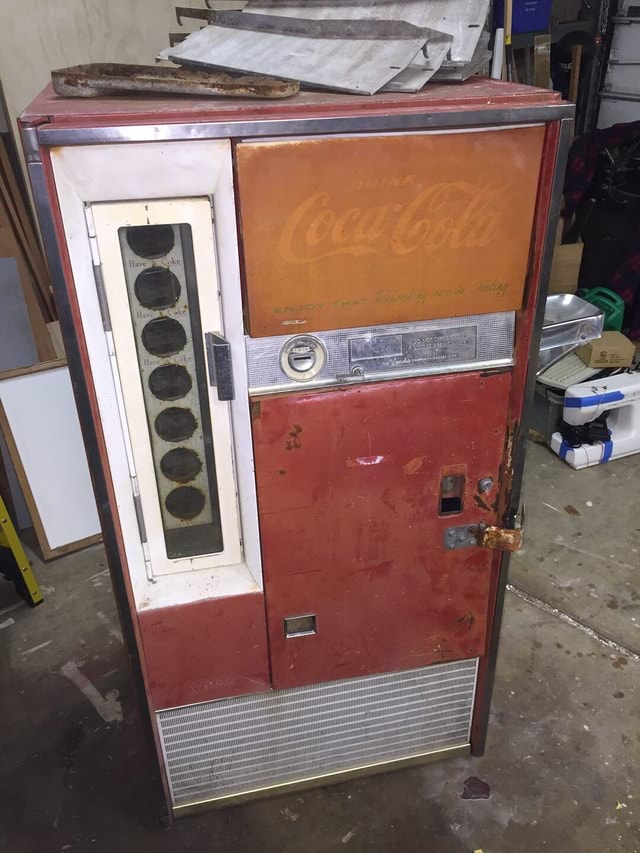 I restored and converted a 1950's Coke machine into a gun safe. Added ...