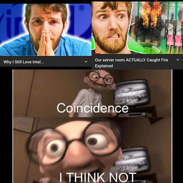 Our server room ACTUALLY Caught Fire Explained - iFunny