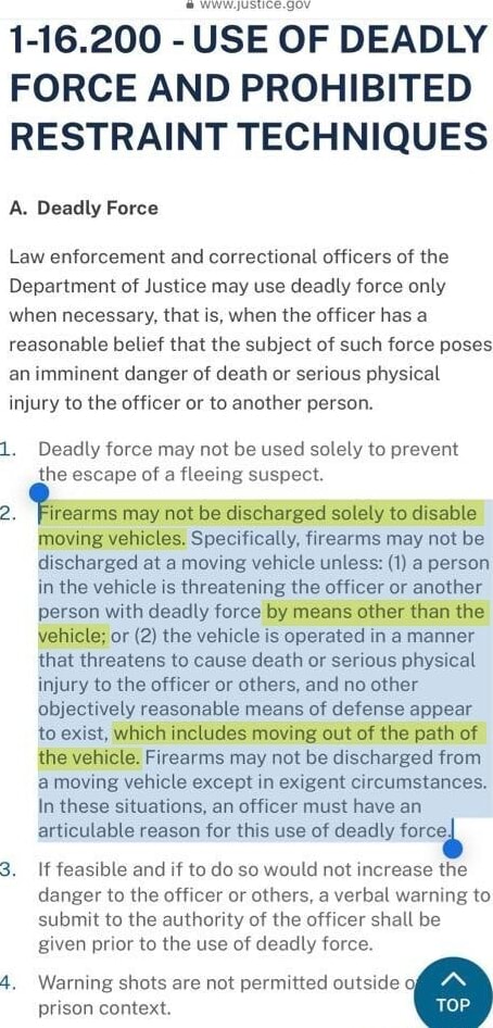 1-16.200 - USE OF DEADLY FORCE AND PROHIBITED RESTRAINT TECHNIQUES A ...