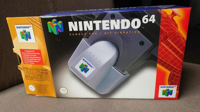 Unboxing a new N64 Rumble Pak.. - RUMBLE PAK / KIT VIBRATION NINTENDO ...