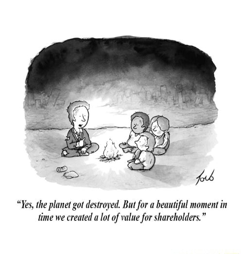 "Yes, the planet got destroyed. But for a beautiful moment in time we ...