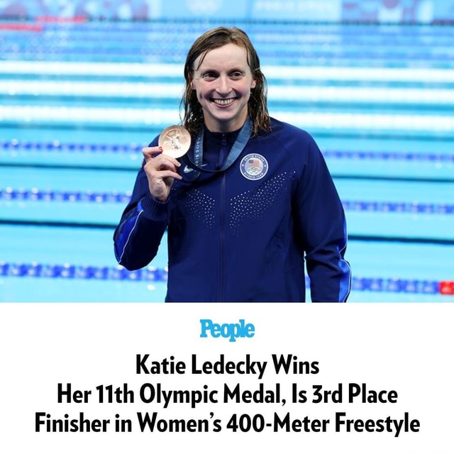 Katie Ledecky is now an 11-time Olympic medalist! 🏅 The superstar ...