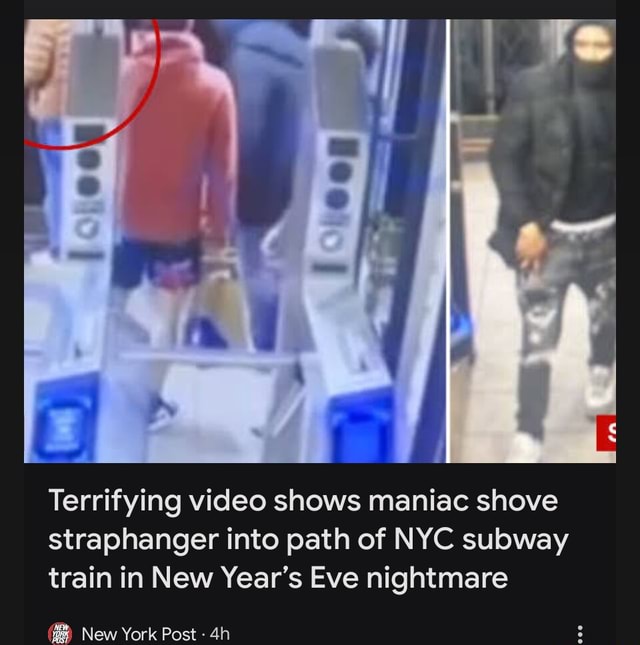 Terrifying video shows maniac shove straphanger into path of NYC subway ...