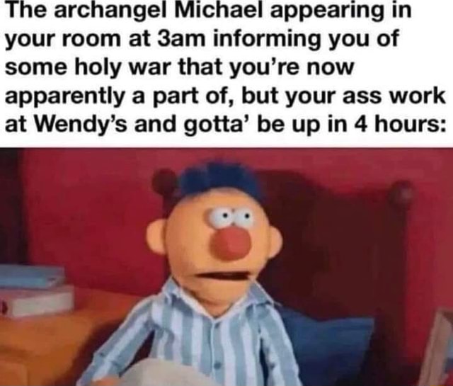 E archangel Michael appearing in your room at San informing you of some ...