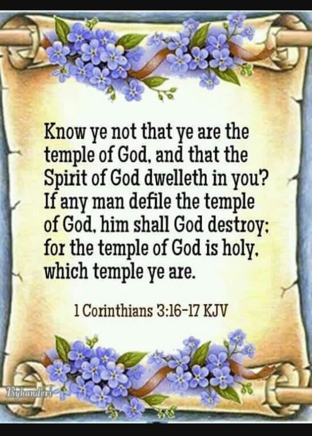 Know ye not that ye are the temple of God, and that the Spirit of God ...