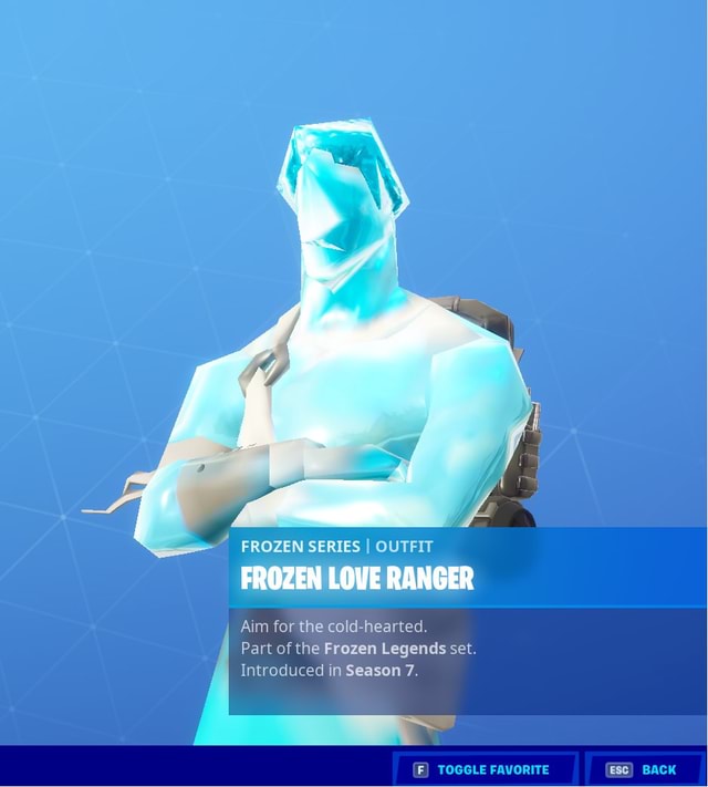 FROZEN SERIES I OUTFIT FROZEN LOVE RANGER Aim for the cold-hearted ...