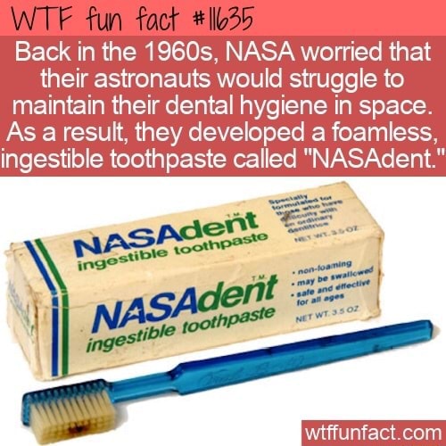 WTF fun fact Back in the 1960s, NASA worried that their astronauts ...