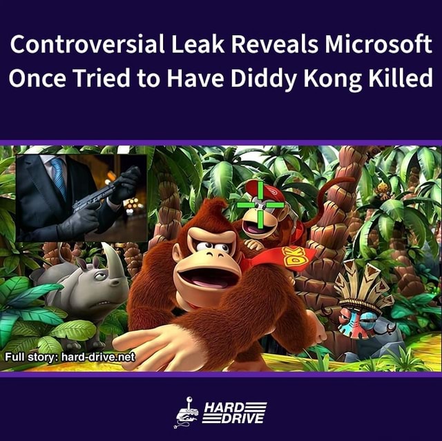 Controversial Leak Reveals Microsoft Once Tried to Have Diddy Kong ...