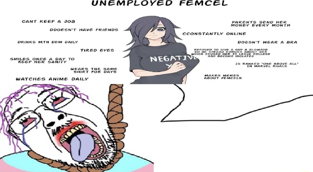 UNEMPLOYED FEMCEL CANT KEEP A JOB PARENTS SENO H. er MONEY EVERY MONTH ...