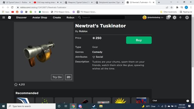 = Discover Avatar Shop Create Robux Q cvwrecacos PO o & Newtrat's ...