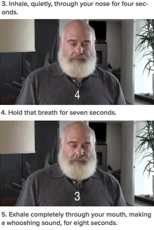 Trick to help fall asleep - 3. Inhale, quietly, through your nose for ...