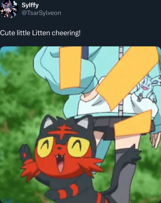 Sylffy Cute little Litten cheering! - iFunny