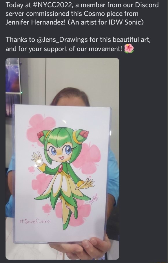 Today at #NYCC2022, a member from our Discord server commissioned this ...