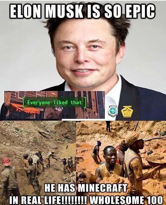 ELON MUSK IS SO EPIC HE HAS MINECRAFT IN REALLIFE - iFunny
