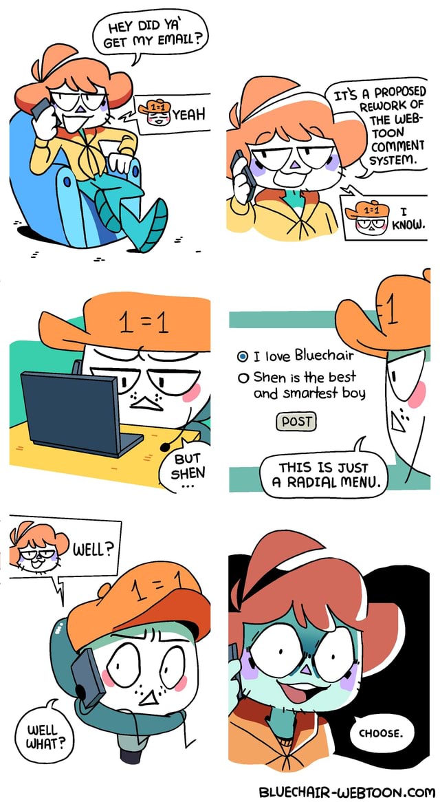 HEY DID YAY GET My EMAIL? @ PROPOSED REWORK OF THE WEB- TOON COMMENT I ...