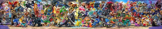 This is the complete mural for smash ultimate. this is the highest ...