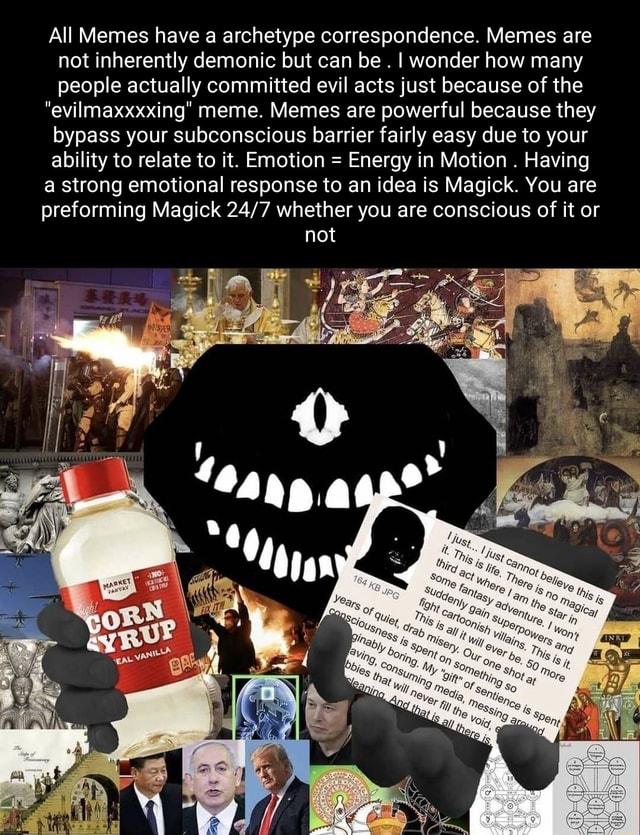 All Memes have a archetype correspondence. Memes are not inherently ...