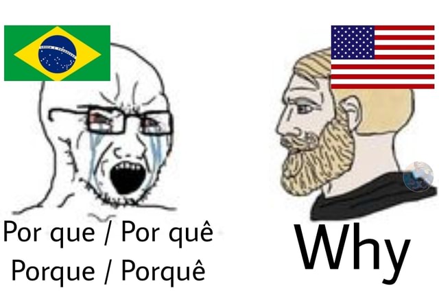 Por que / Por quê Porque / Porquê - iFunny Brazil