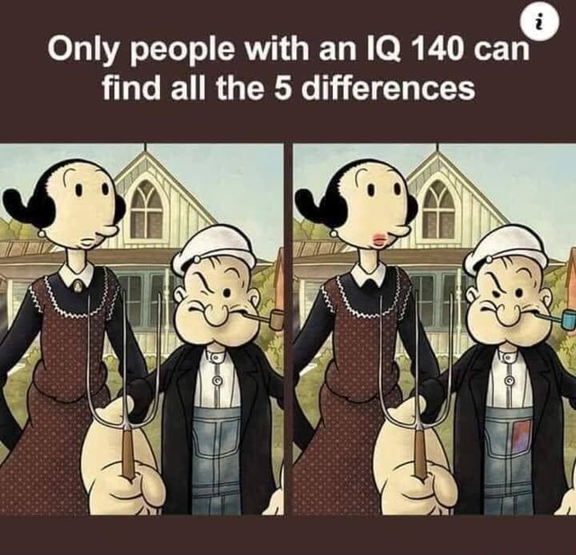 Only people with an IQ 140 can find all the 5 differences - America’s ...