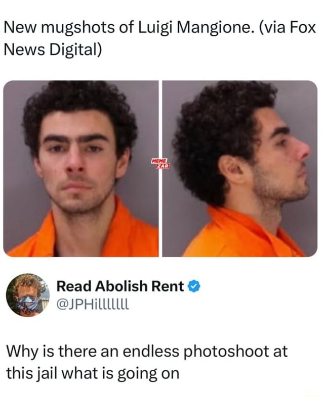 New mugshots of Luigi Mangione. (via Fox News Digital) Read Abolish ...