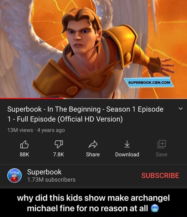 Superbook - In The Beginning - Season 1 Episode 1 - Full Episode ...