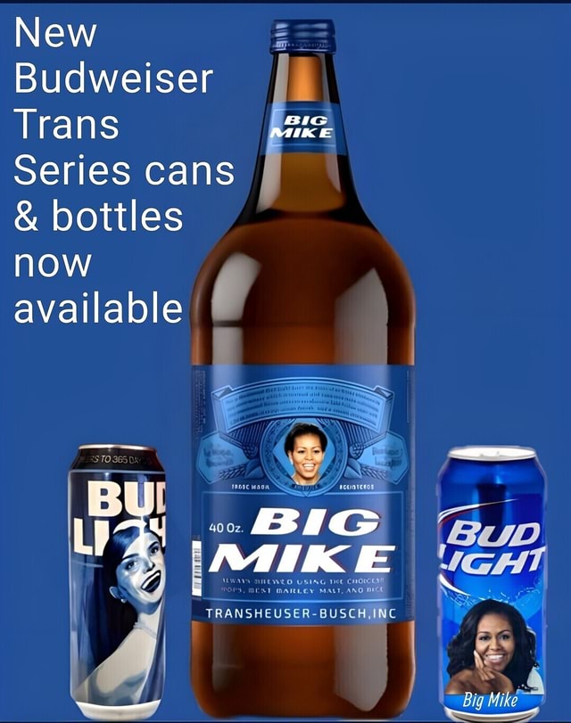 New Budweiser Trans Series cans I I & bottles now available BIG Big ...