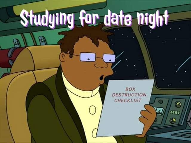 Studying for date night - iFunny