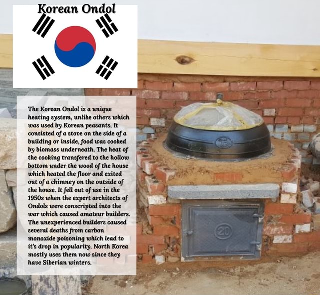 Korean Ondol The Korean Ondol is a unique heating system, unlike others ...