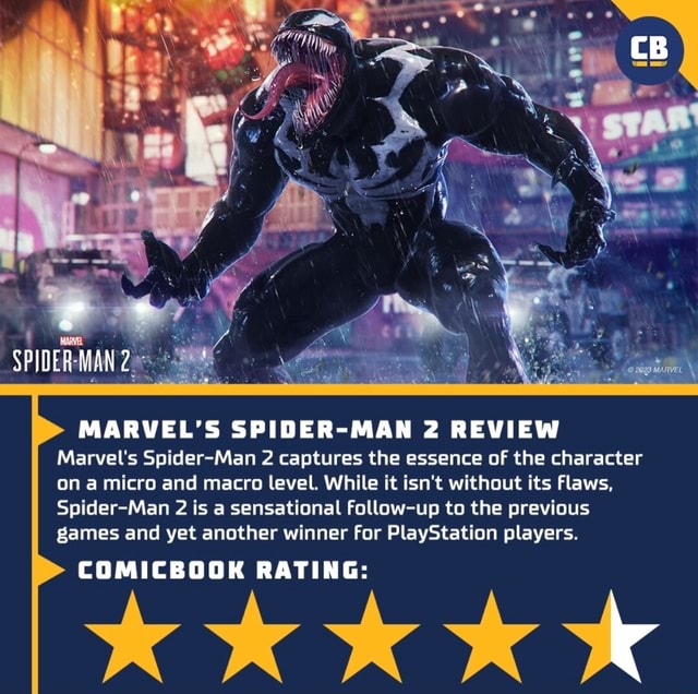 COMIC MARVEL'S SPIDER-MAN 2 REVIEW Marvel's Spider-Man 2 captures the ...