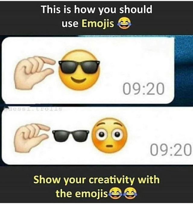 This is how you should use Emojis 09 20 Show your creativity with the ...