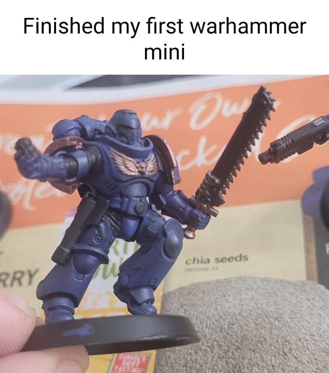 Finished my first warhammer mini - iFunny