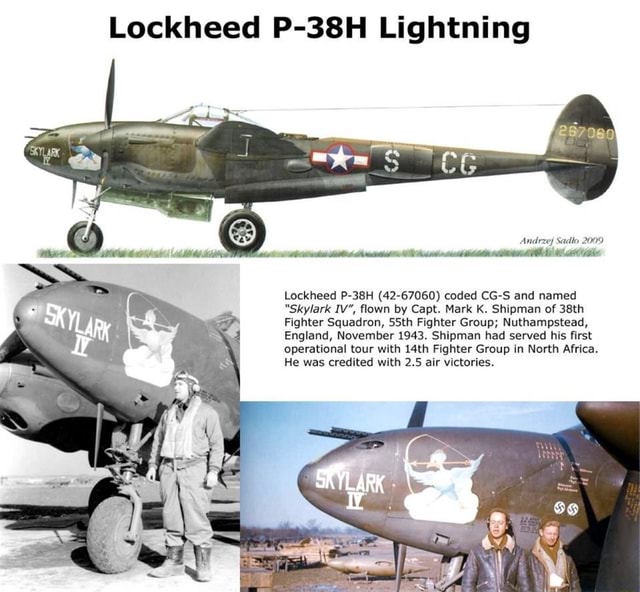 Lockheed P-38H Lightning Andrzej Sadto 2009 AL Lockheed P-38H (42-67060) coded CG-S and named ...