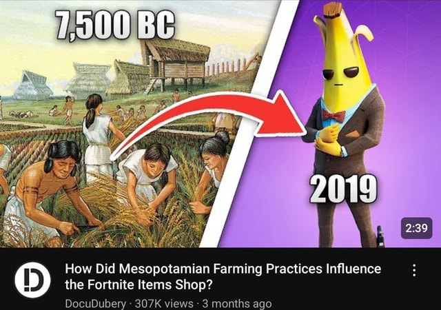 How Did Mesopotamian Farming Practices Influence the Fortnite ltems ...