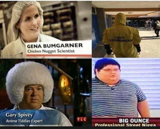 GENA BUMGARNER Gary Spivey " SS BIG OUNCE Anime Tiddies Expert Tle BIG ...