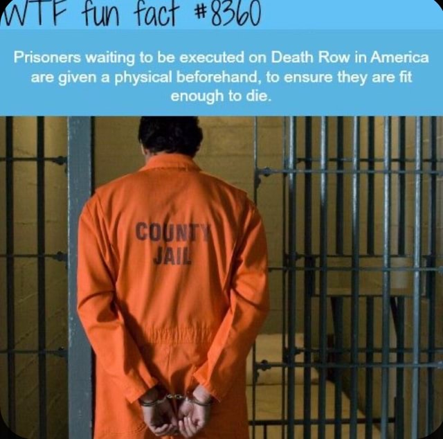 Prisoners waiting to be executed on Death Row in America are given a ...