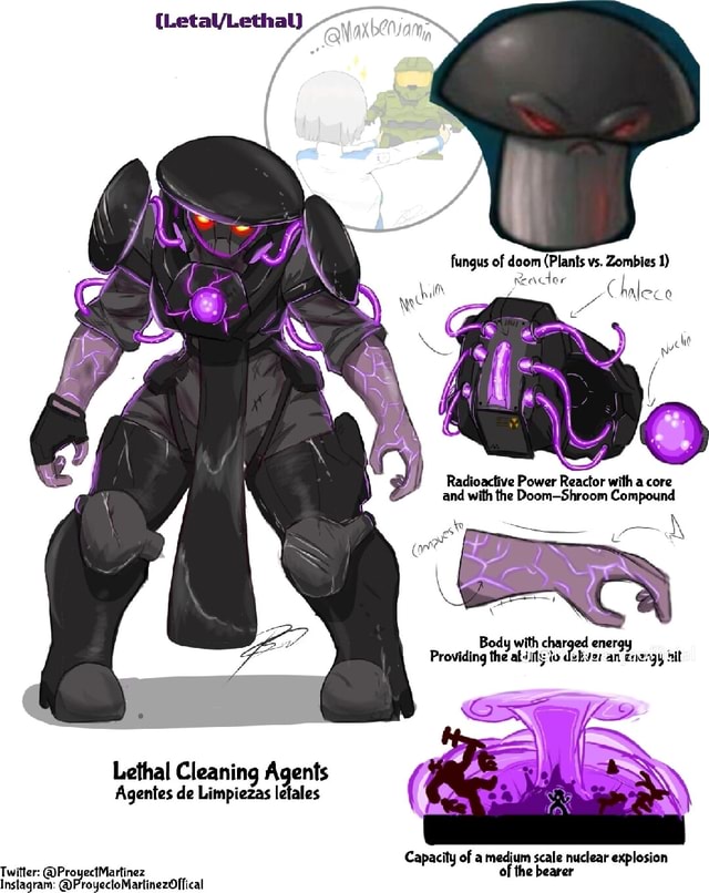 (LetalYLethal) fungus of doom (Plants vs. Zombies 1) Radioactive Power ...