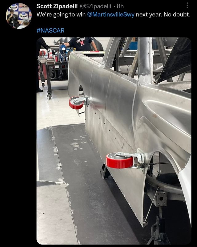 Scott Zipadelli @SZipadelli - We're going to win @MartinsvilleSwy next ...