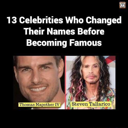 13 Celebrities Who Changed Their Names Before Becoming Famous - America ...