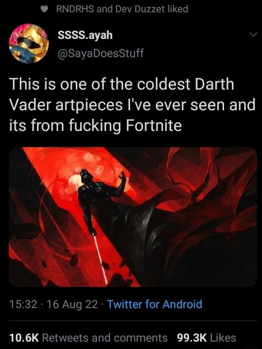 RNDRHS and Dev Duzzet liked SSSS.ayah @SayaDoesStuff This is one of the ...