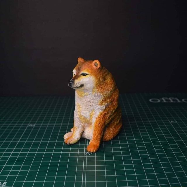 Swole Doge & cheems handmade resin figures - iFunny