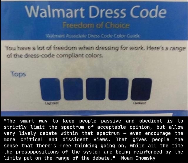 Walmart Dress Code Wigimart Associate Dress Code Color Guide ave a lot ...