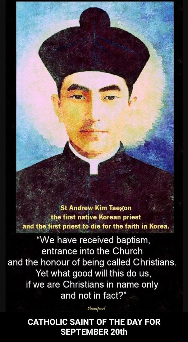 St Andrew Kim Taegon _ the first native Korean priest and the first ...