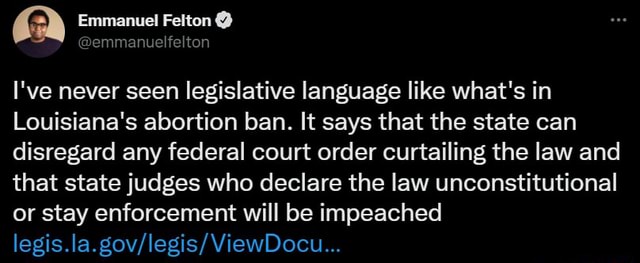 Is this tantamount to secession? - fa Emmanuel Felton @emmanuelfelton I ...