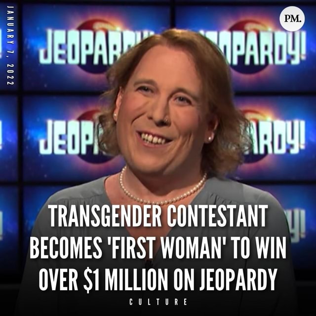 TRANSGENDER CONTESTANT BECOMES 'FIRST WOMAN' TO WIN OVER $1 MILLION ON ...