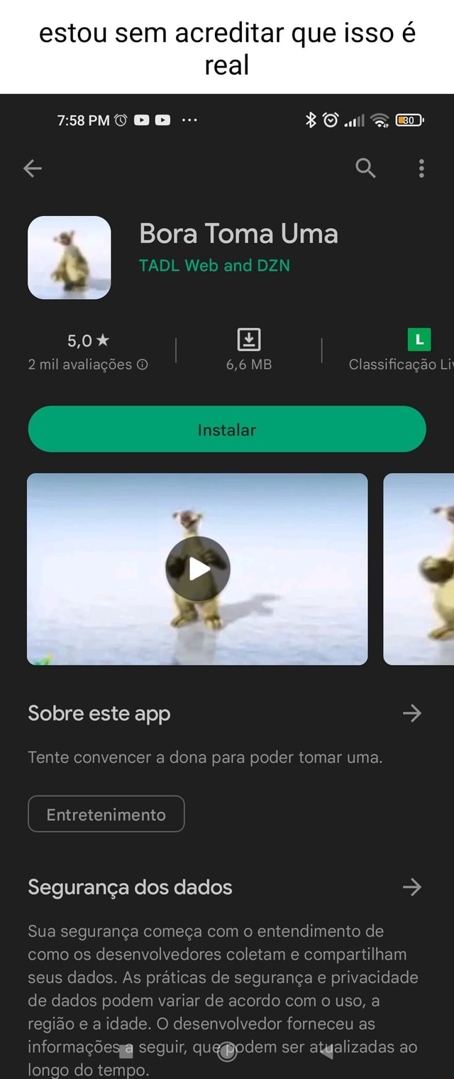 Estou sem acreditar que isso é real DO Bora Toma Uma TADL Wel and DZN 5 ...