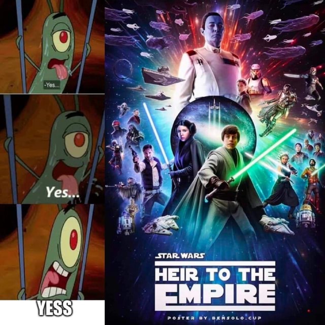 -STAR. WARS HEIR TO THE EMPIRE POSTER BY BENSOLO cUP - iFunny