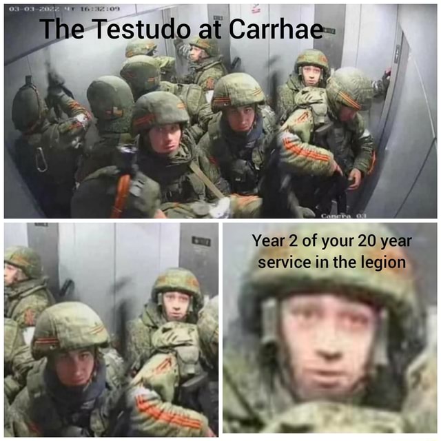 The -Testudo at Camhag= Year 2 of your 20 year service im the legion ...