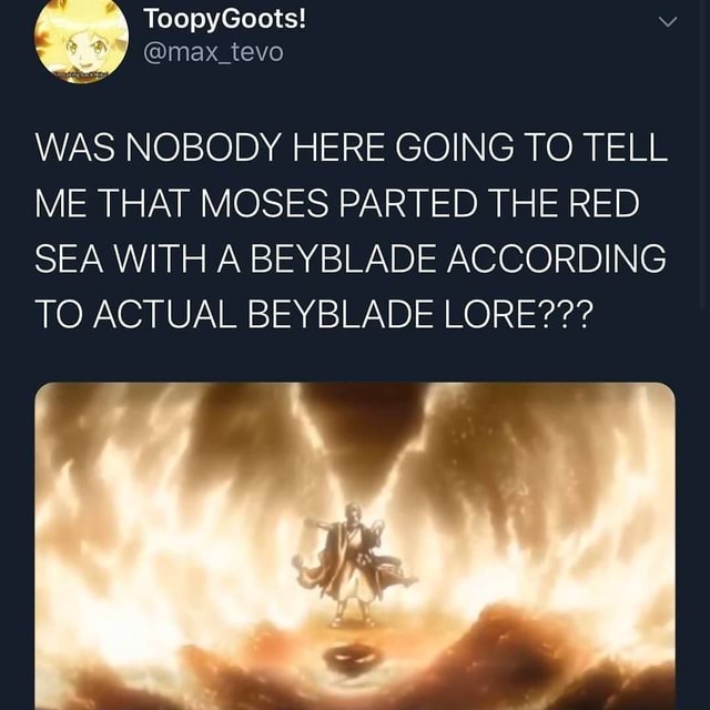 WAS NOBODY HERE GOING TO TELL ME THAT MOSES PARTED THE RED SEA WITH A ...