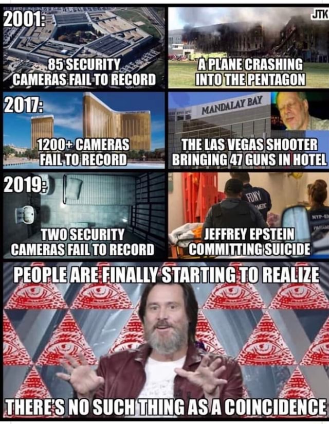 Te SECURITY "CAMERAS. FAILTO RECORD a JEFFREY EPSTEIN - iFunny