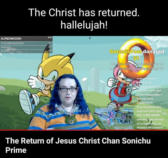 The Christ has returned. hallelujah! donated The Return of Jesus Christ ...